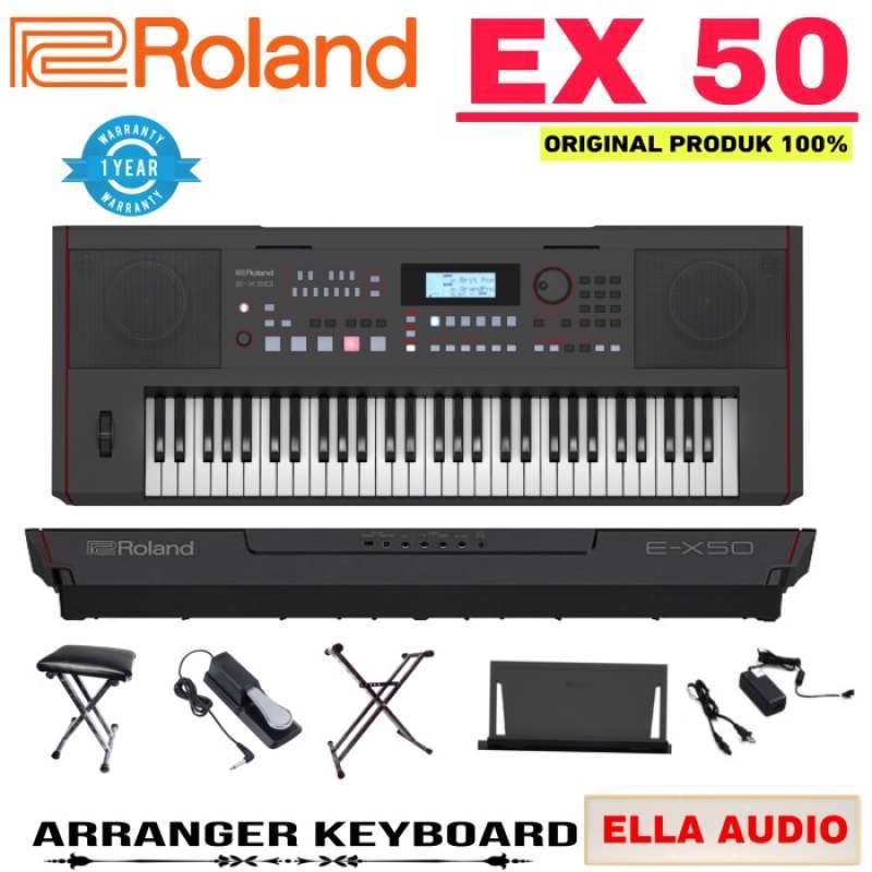Promo Keyboard Roland Ex50 Keyboard Arranger Ex50 61-keys Diskon 33% Di ...