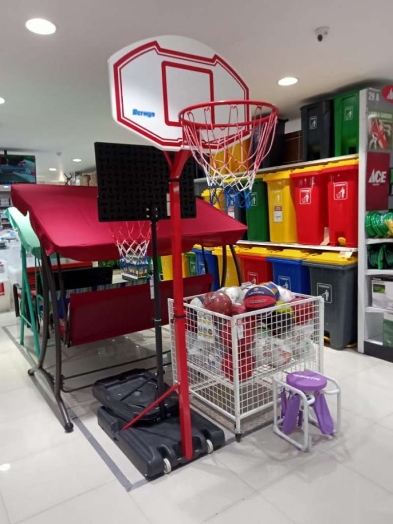 Promo Landstro/berwyn Set Ring Dan Tiang Bola Basket Diskon 33% Di ...
