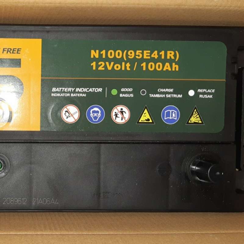 Promo Aki Kapal,genset,alat Berat,truk N100 Gs Mf 12v 100h Accu Kering ...