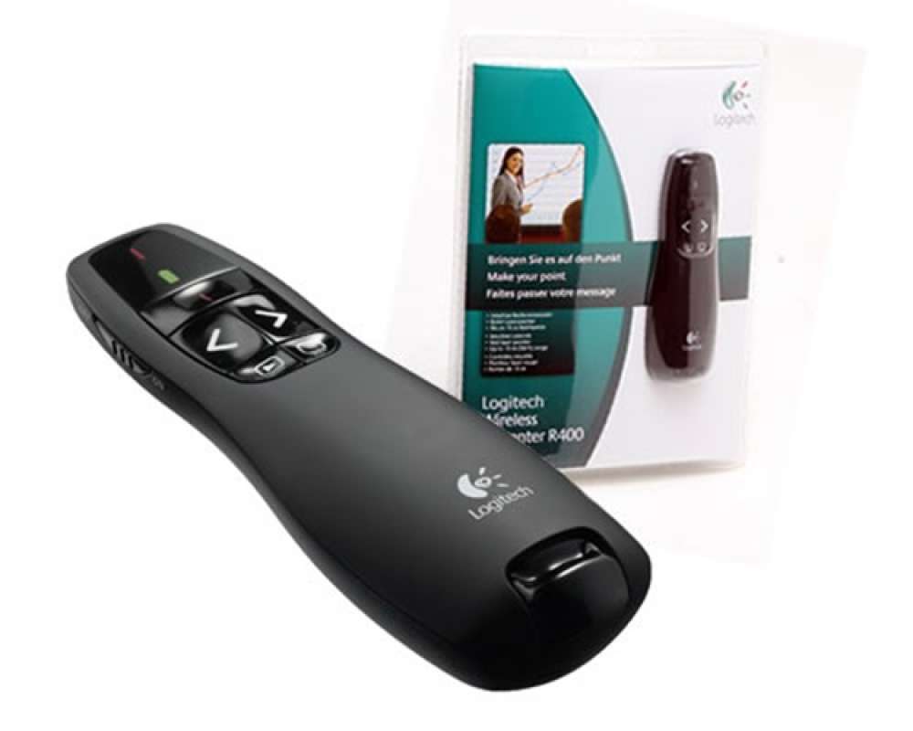 Promo Logitech Wireless Presenter R400 Laser Pointer Presentasi Diskon ...
