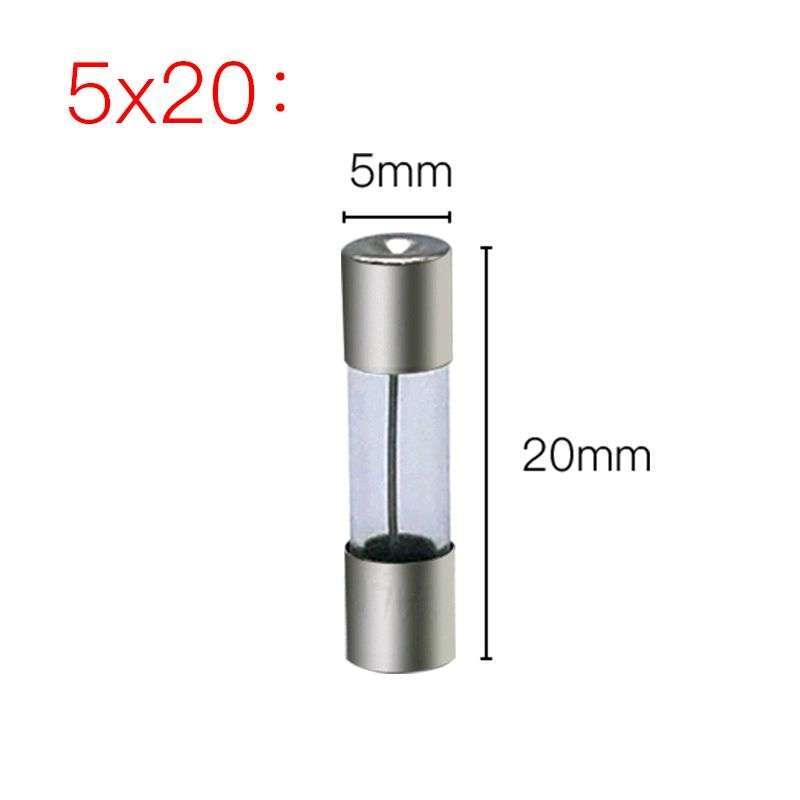 Jual Fuse Kaca Sekring Kecil 5x20 Mm Sekering Fuses Glass Skring 5 X ...