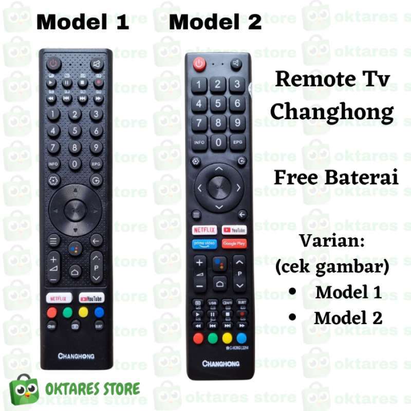 Promo Remote Changhong Android Smart Tv Free Baterai - Model 1 Diskon ...