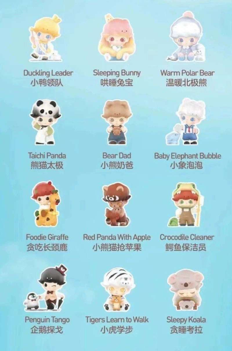 Jual Toys Pm Figure Dimoo Animal Kingdom Series Figures (blind Box) Di ...