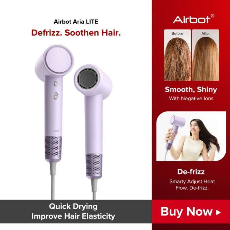 Promo Airbot Aria Lite High Speed Hair Dryer | 2 Mins Fast Drying ...