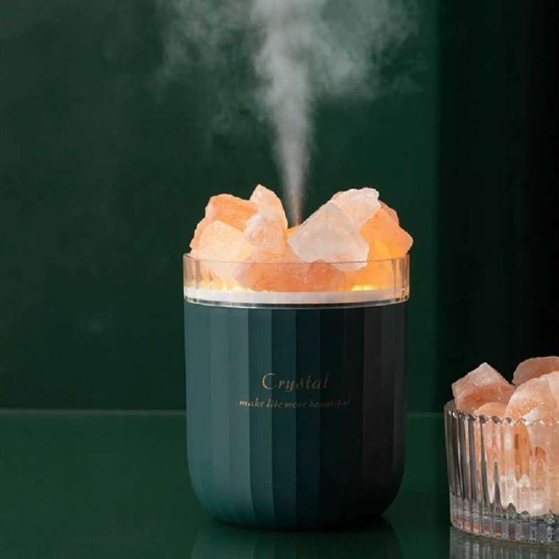 Promo Crytal Air Humidifier Oil Diffuser 400ml 1200mah - A07 - Hijau ...