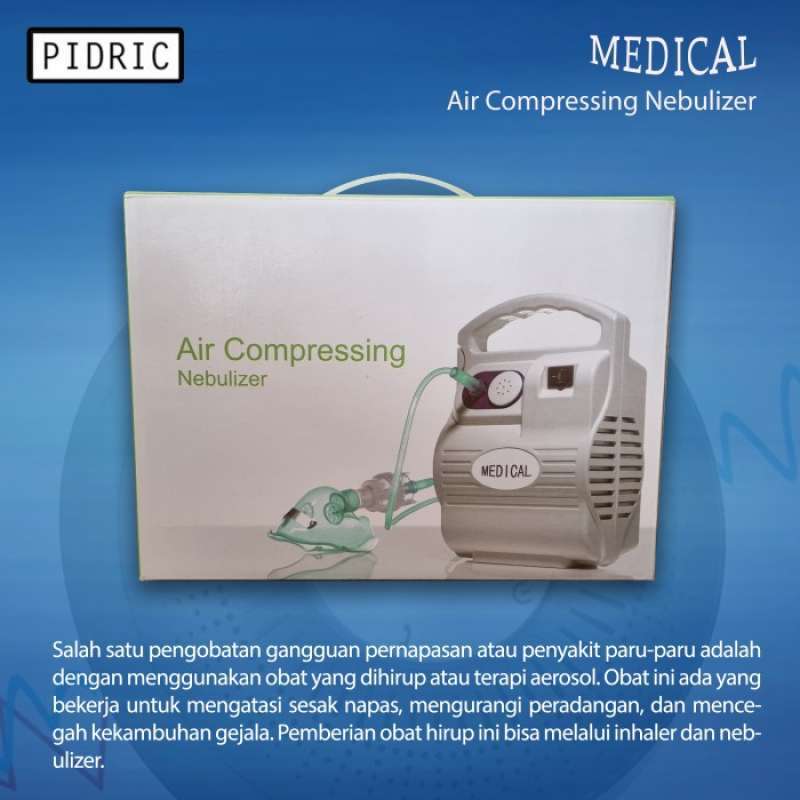 Promo Medical Air Compressing Nebulizer (alat Uap, Alat Bantu ...