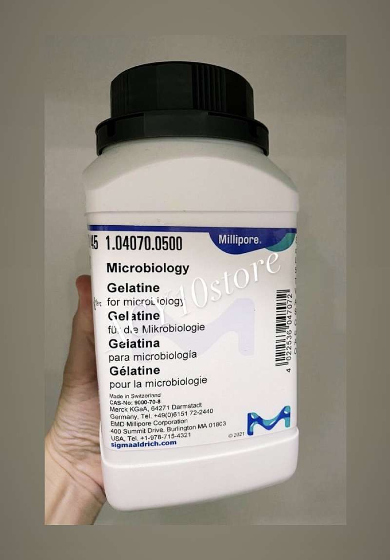 Promo Merck 1.04070.0500 Gelatin For Microbiology 500g Diskon 23% Di ...