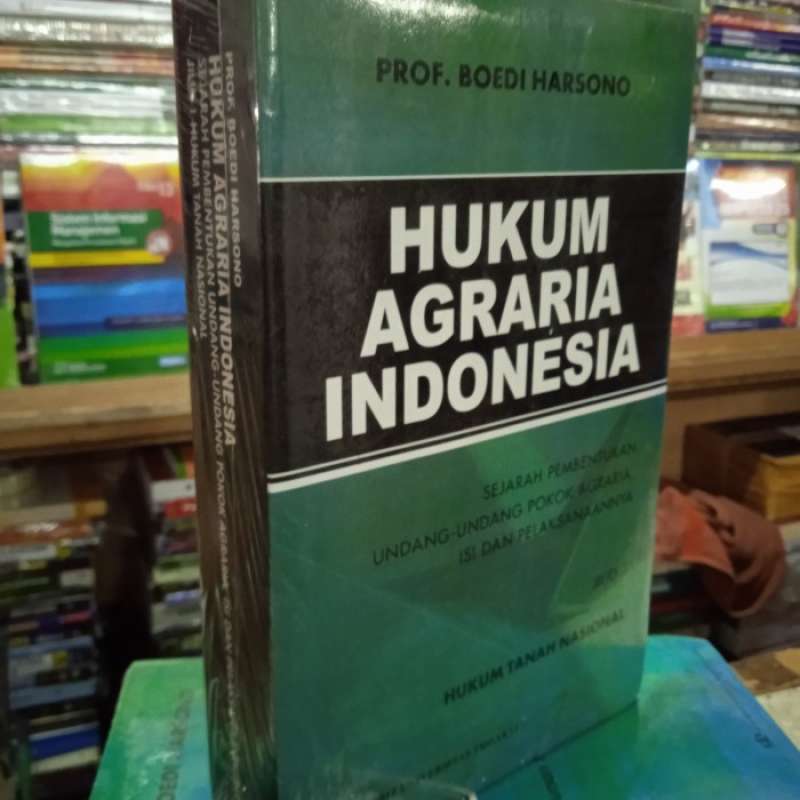 Promo Hukum Agraria Indonesia Sejarah Pembentukan By Boedi Harsono ...
