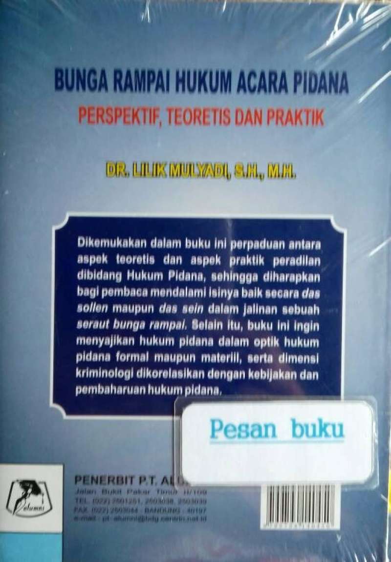 Promo Buku Bunga Rampai Hukum Pidana: Perspektif, Teoretis Dan Praktik ...