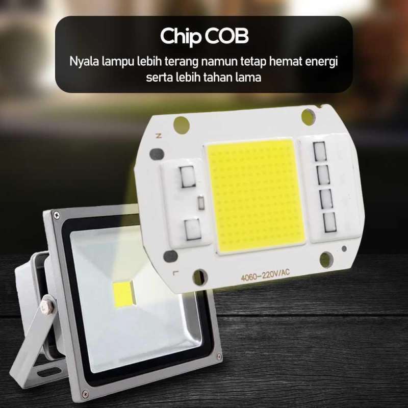 Jual Arcomm Chip Led Lampu Cob Floodlight Spotlight 220v Lampu Taman ...