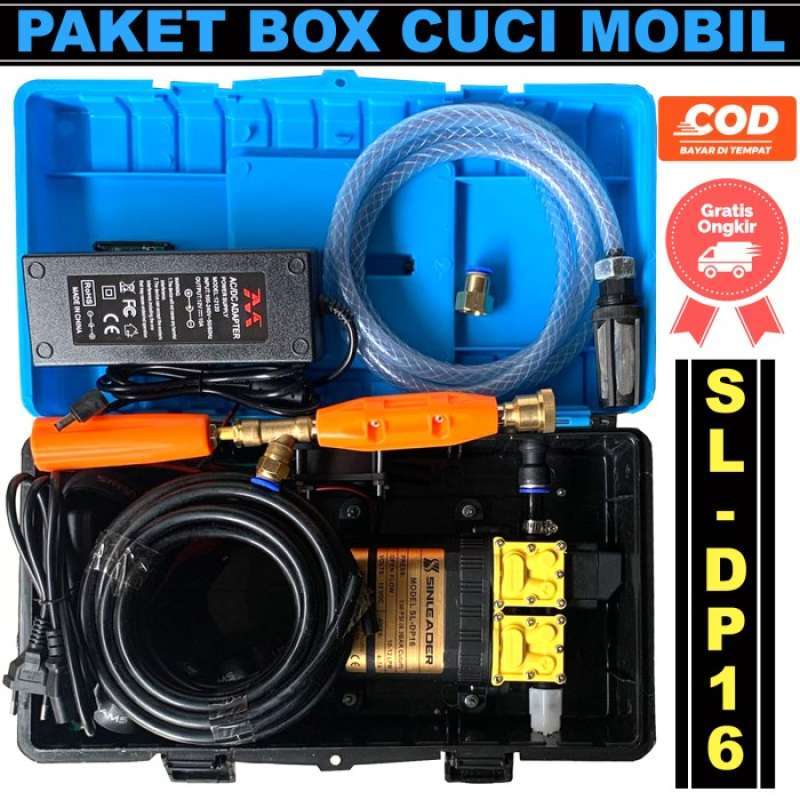 Promo Paket Box Cuci Motor Dan Mobil Dual Pump Sinleader Selang 10m ...