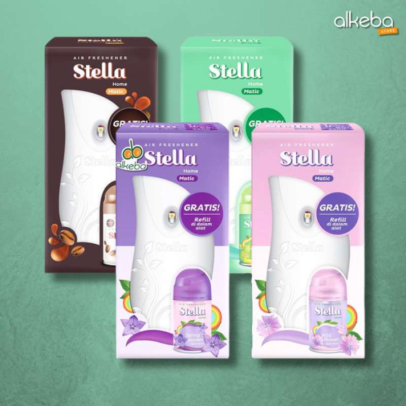 Promo Stella Set Box Matic Dispenser + Refill 225 Ml Pengharum Ruangan Diskon 23% Di Seller ...