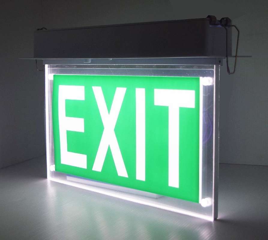 Jual Accenta Axl-p10 Led Emergency Exit Light (recessed Mounted) Di ...