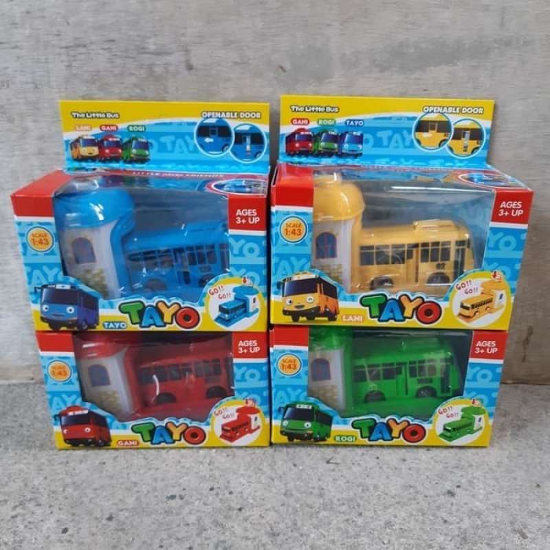 Promo Mainan Bus Tayo Garasi Push & Go Launcher Diskon 29% Di Seller ...