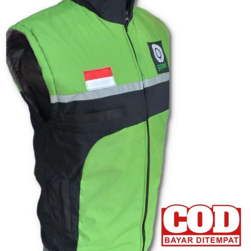 Promo Rompi Gojek Logo Baru Bahan Waterproof Diskon 50% Di Seller ...