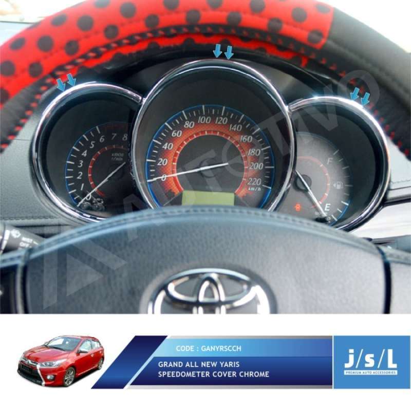 Promo All New Garnish/ring/list/cover Speedometer Chrome Jsl Diskon 25% ...