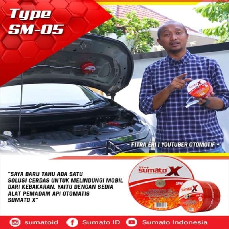 Promo Apar Alat Pemadam Api Ringan Sumato Sm05 Kap Mobil Diskon 23% Di ...
