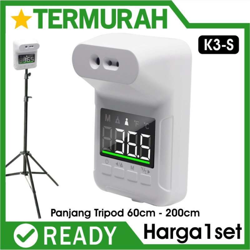 Promo Thermometer Stand Tripod K3s Bkn K3 Termometer Infrared Dinding ...