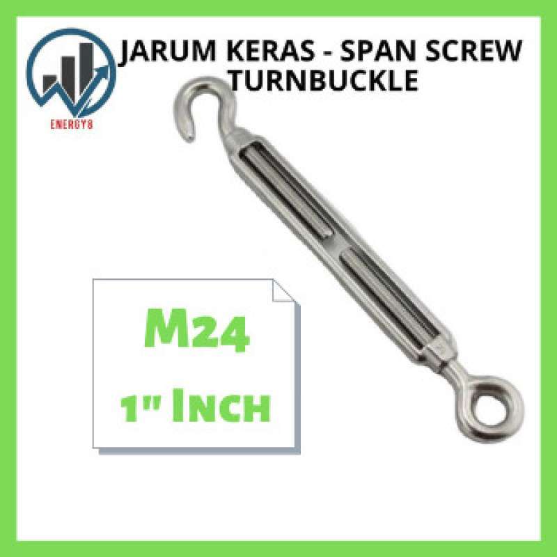 Promo Jarum Keras Galvanis M24 -turnbuckle M24 -span Skrup Span Screw ...