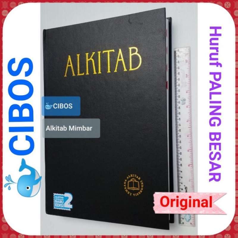 Promo Alkitab Mimbar / Keluarga. Kristen. Lai Tb 073 Ti Huruf Ekstra ...