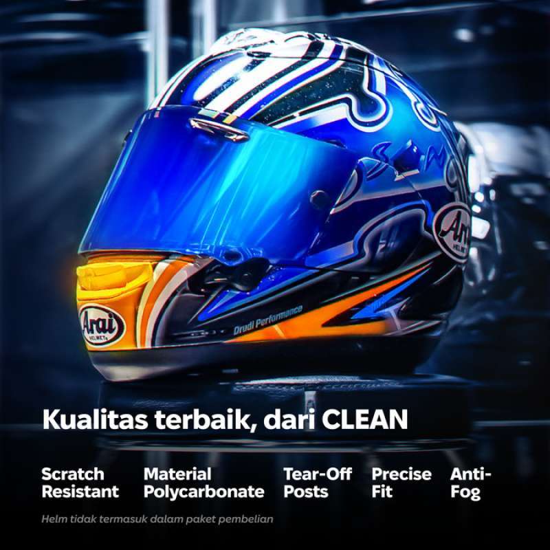 Promo Clean Kaca Helm Rx-7x / Astro Gx Flat Iridium (48a) Diskon 5% Di ...