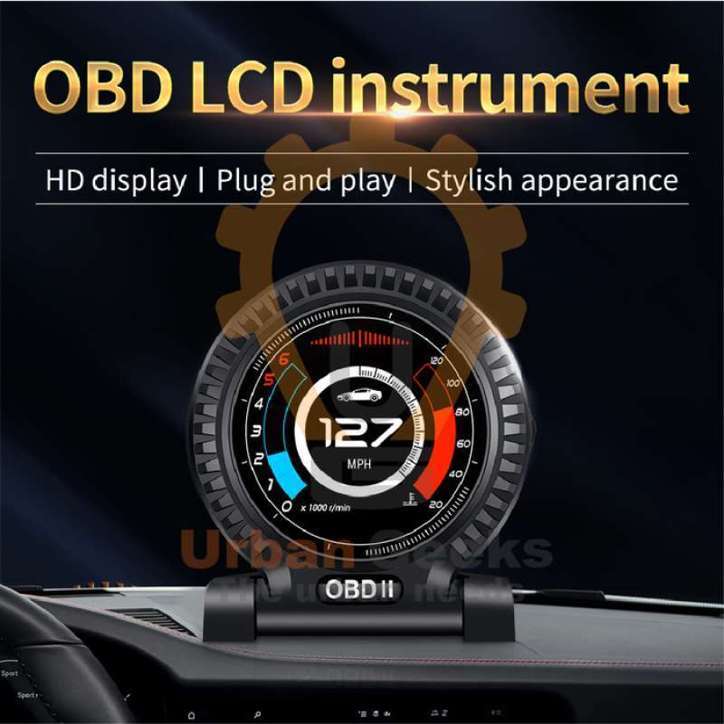 Promo Hud F10 Head Up Display Obd 2 With Over Speed Alarm System - Black Diskon 6% Di Seller ...