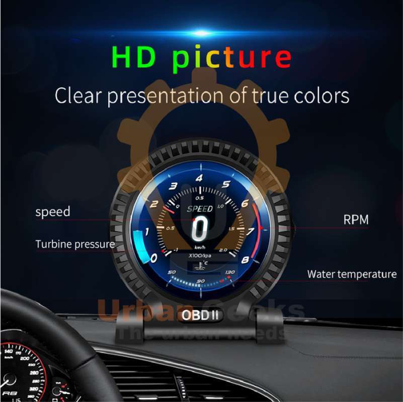 Promo Hud F10 Head Up Display Obd 2 With Over Speed Alarm System - Black Diskon 6% Di Seller ...