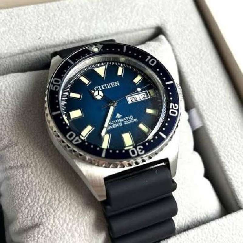Jual Jam Tangan Citizen Promaster Ny0129-07l Automatic Diver Blue Dial ...