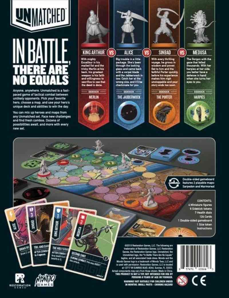 Promo Unmatched: Battle Of Legends Vol.1 Board Game Diskon 50% Di ...