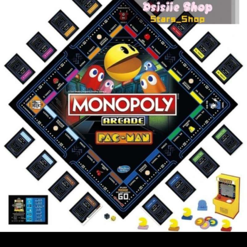 Promo Hasbro Monopoly Arcade Pac Man Board Game / Mainan Monopoli ...