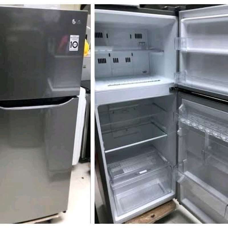 Jual Lg Kulkas 2 Pintu Smart Inverter 202 Liter Dark Graphite Steel Gn ...