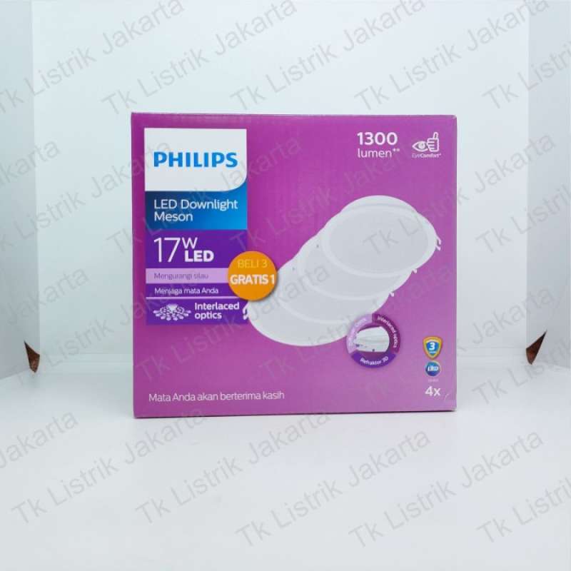 Promo Philips Led Downlight Pack 59466 Meson G5 D150 17w Recessed Led ...