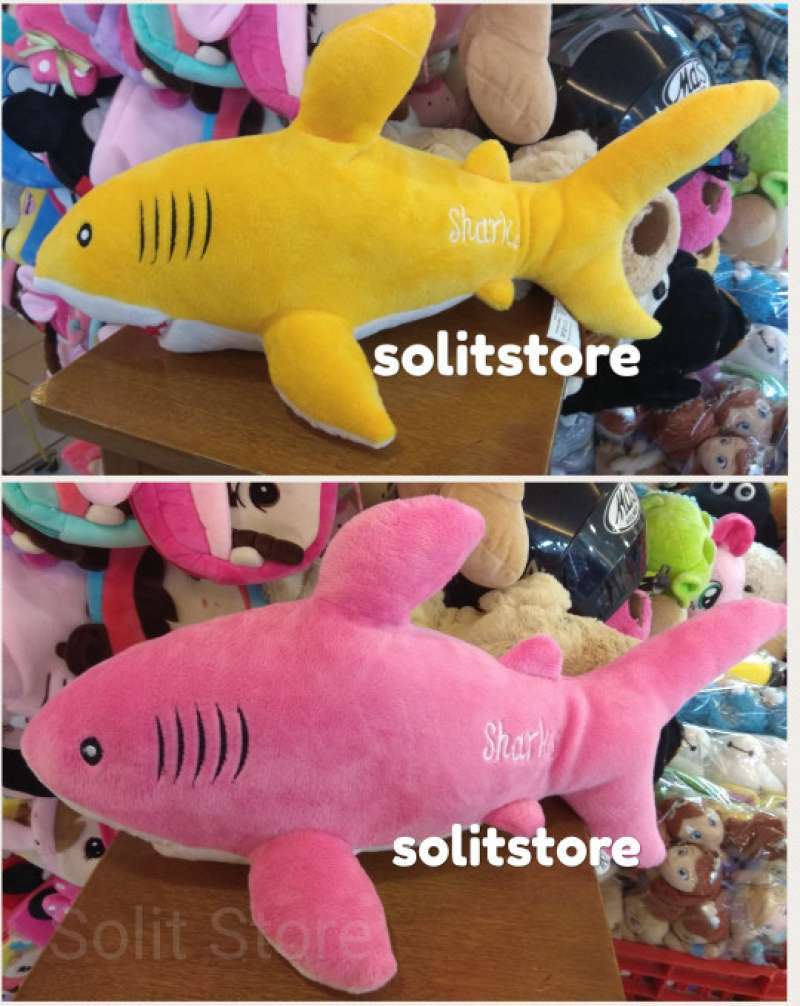 Jual Boneka Animal Hiu Shark Animal Baby Shark Bahan Lembut 40cm Di ...