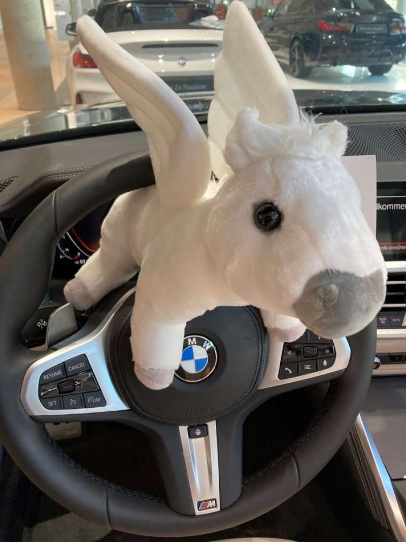 Jual Original Bmw Plush Toy Peggy The Pegasus Boneka Putih Di Seller ...