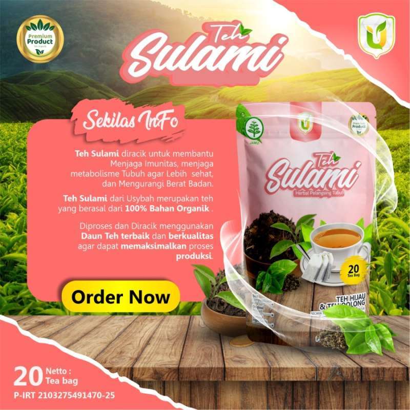 Promo Teh Celup Herbal Sulami Premium Tradisional Organik Diskon 29% Di ...