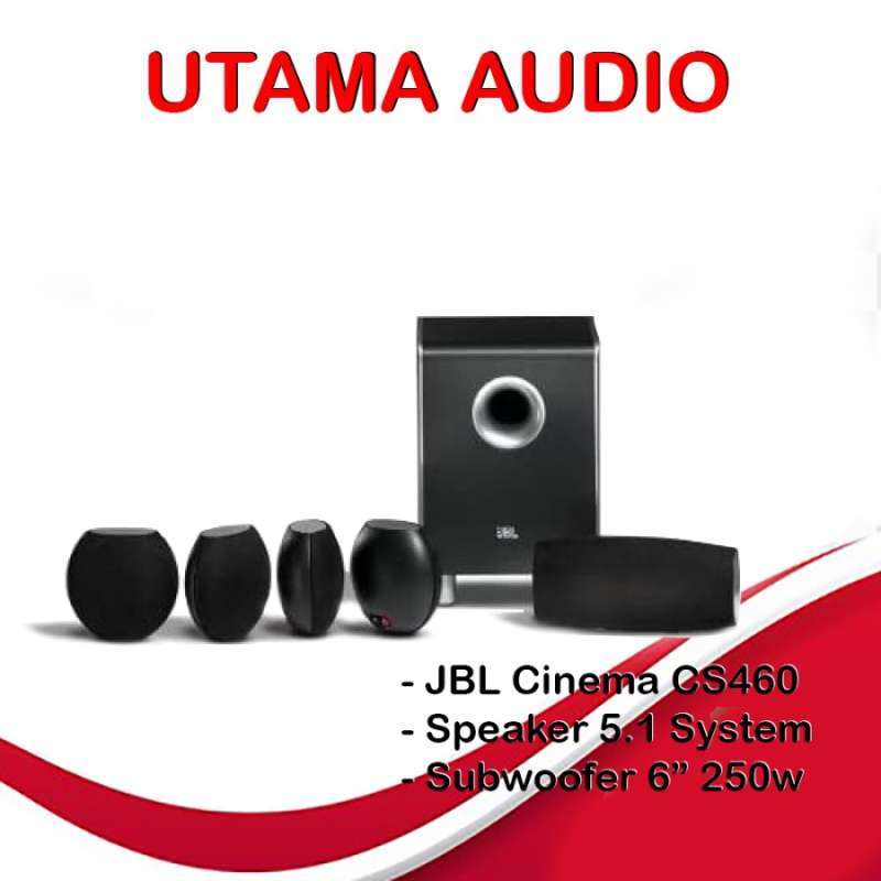 Jual Jbl Cs460 Home Theater 5.1 Channel Speaker System Cs-460 Di Seller Utama Audio - Utama ...