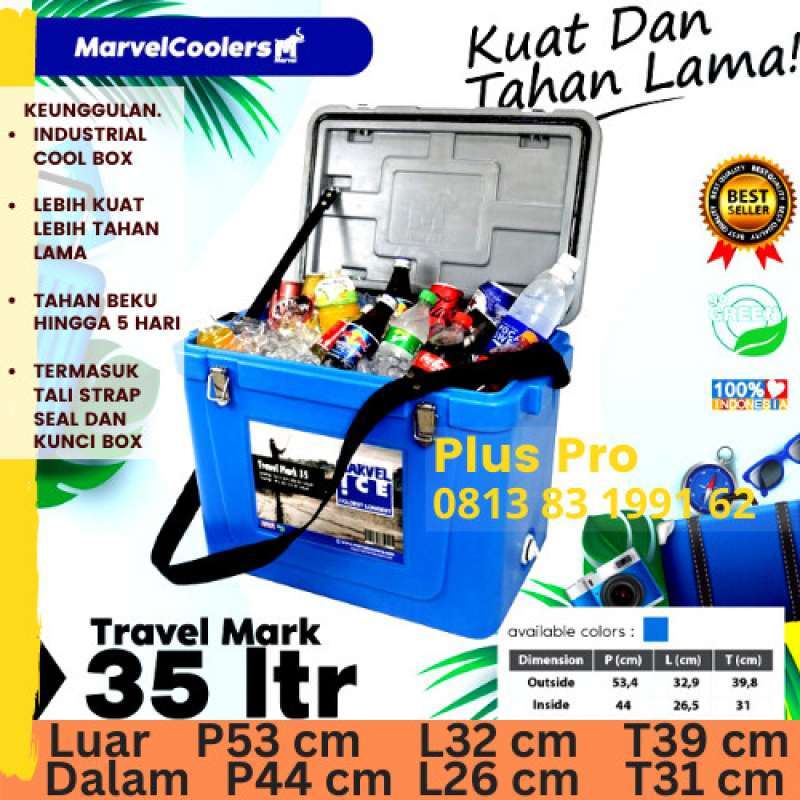 Promo Marvel Cooler Box Ice 35 L / Marina Cool Box 35 S Lion Star 33 ...
