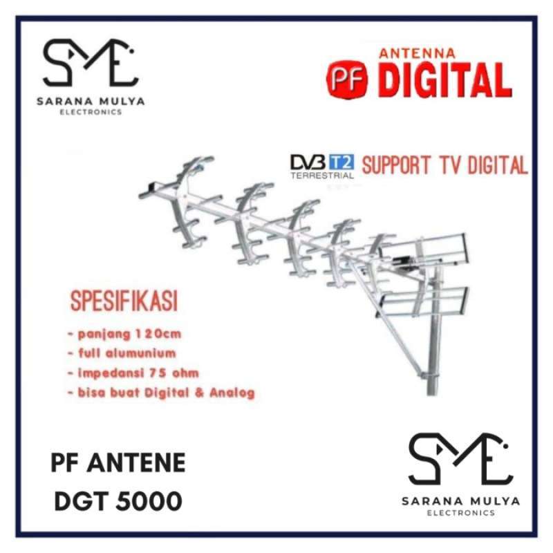 Jual Pf Digital Antene Tv/stb Digital Outdoor Pf 5000 - Uhf Antena Digital Di Seller Noelle ...