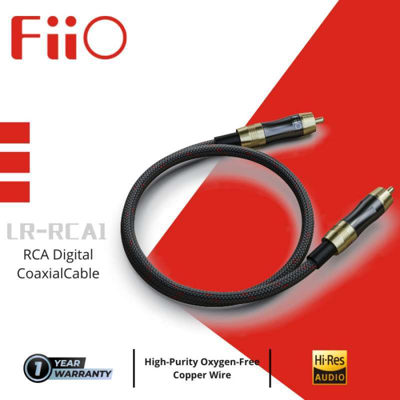 Jual Fiio Lr Rca1 / Lr Rca 1 - Rca Digital Audio Coaxial Line Cable Di ...