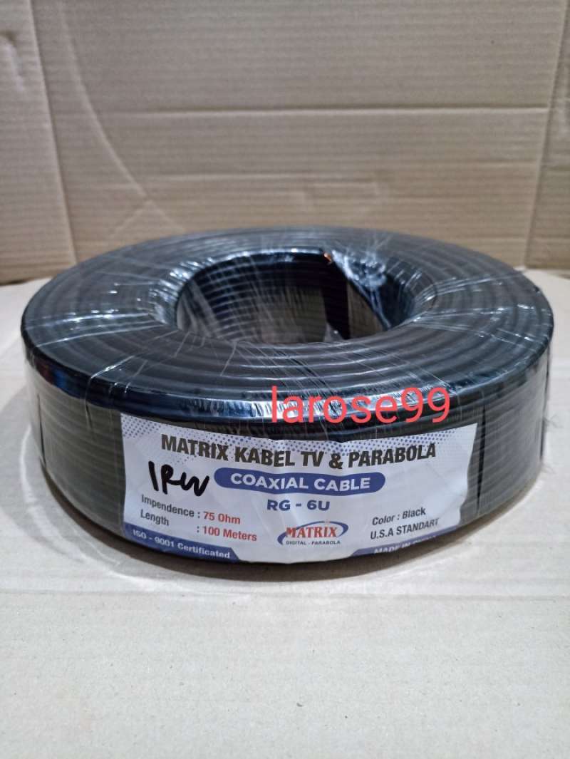 Jual Kabel Antena Tv Digital Parabola Cctv Coaxial Cable Rg-6u Rg59 1 ...