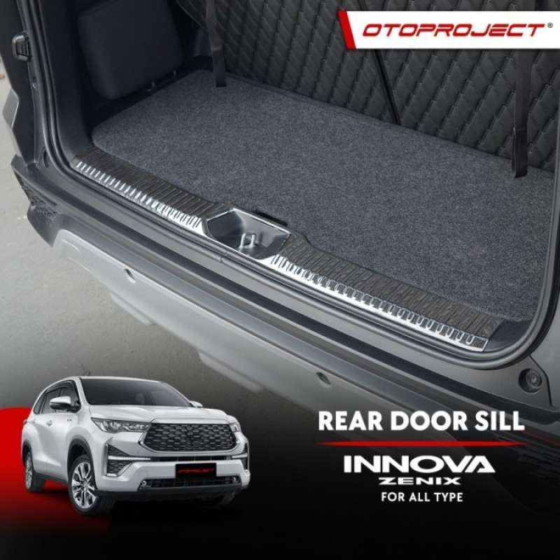 Promo Rear Door Sill Innova Zenix 2022 - 2023 Stainless Otoproject ...