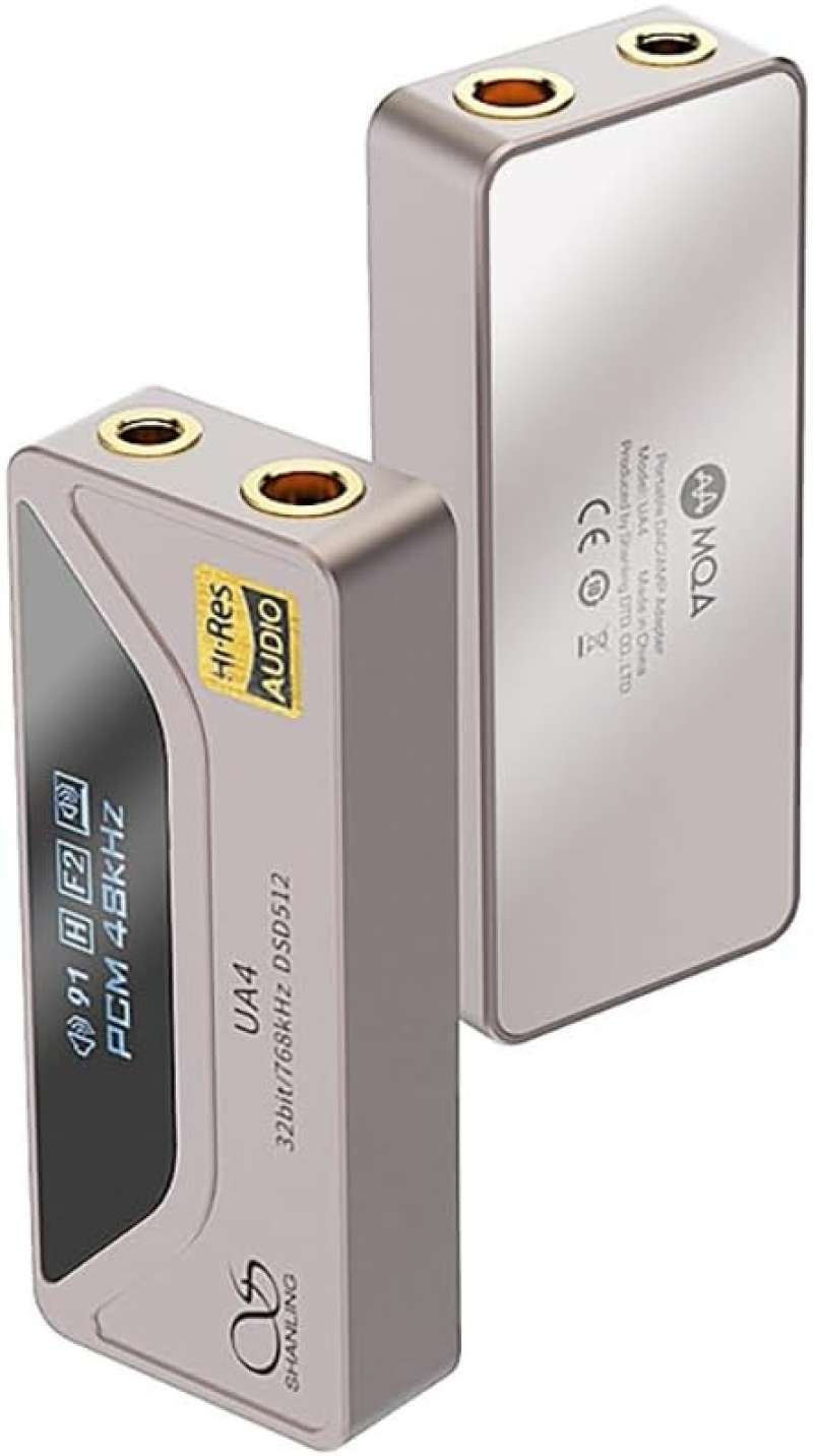 Jual Shanling Ua4 Ua 4 Portable Usb Dac Amplifier 3.5mm 4.4mm To Type C - Titanium Di Seller St ...