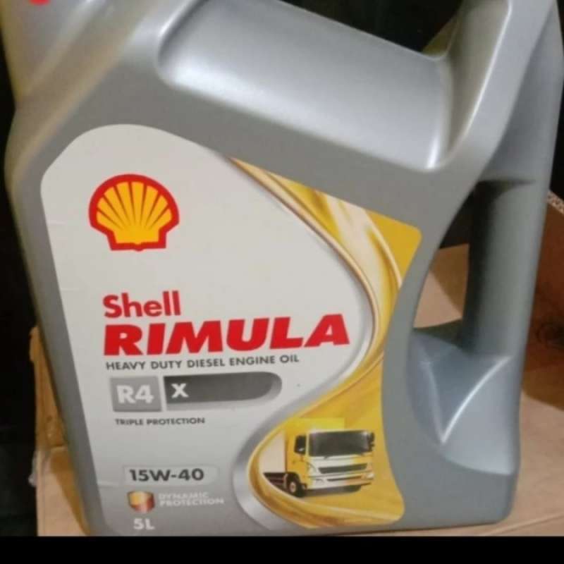 Promo Shell Rimula R4x 15w-40 Oli Mobil Mesin Diesel Galon 5 Liter ...
