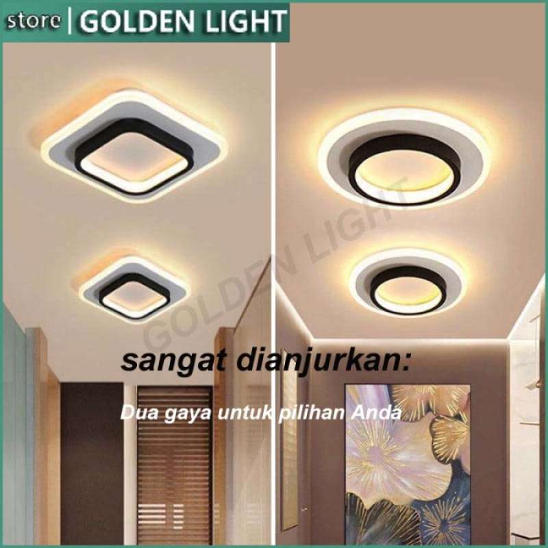 Promo Rumah Tangga Lampu Plafon Led Persegi/bulat - Lampu Dekorasi ...