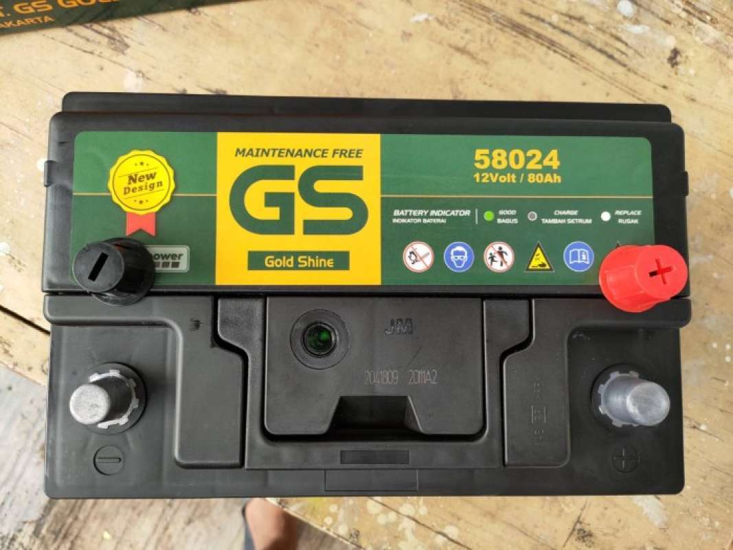 Promo Aki Mobil Innova Reborn Diesel 58024 Gs Mf Aki Kering 12v / 80a ...
