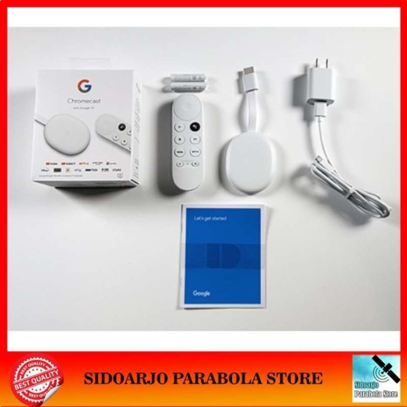 Jual Hdmi Stick Dongle Google Chromecast 4 Android Google Tv Support 4k ...