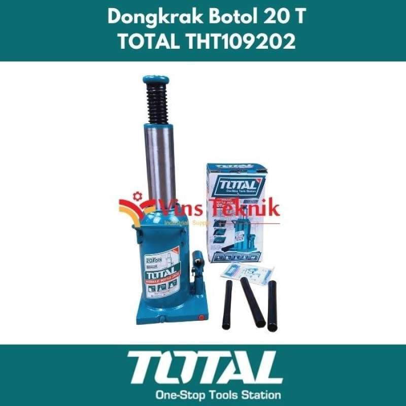 Promo Hydraulic Bottle Jack Dongkrak Botol 20 Ton Total Tht109202 ...