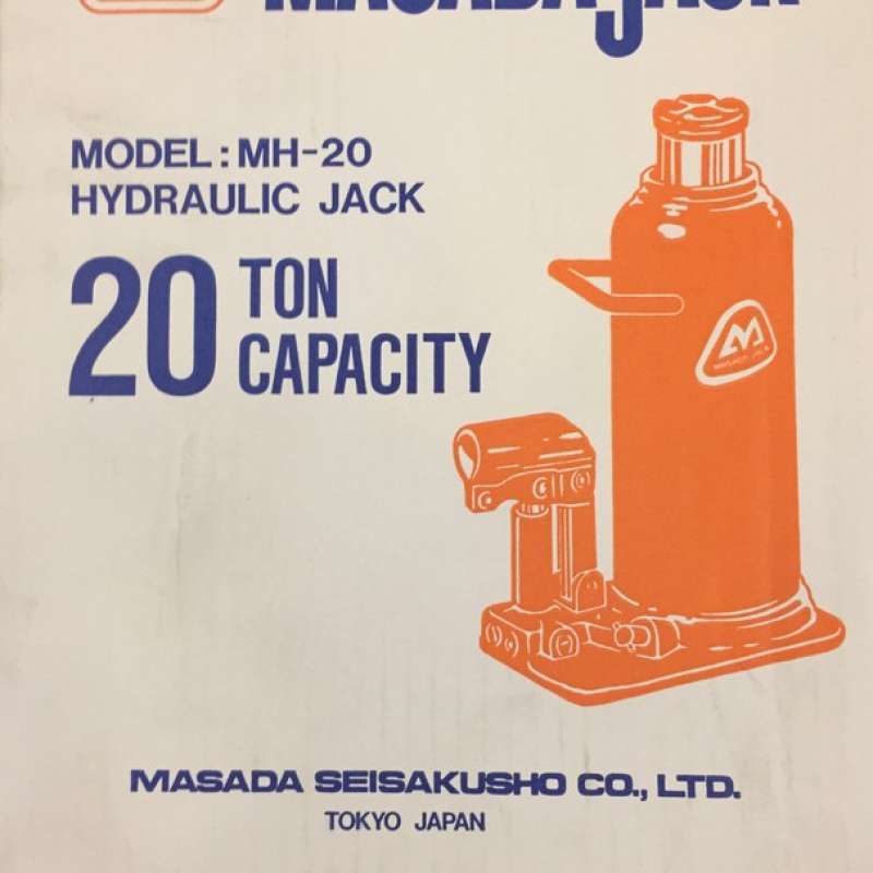 Promo Dongkrak Botol 20 Ton Hydraulic Masada Jack Mh20 Diskon 3% Di ...