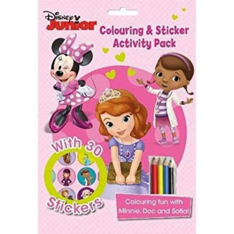 Promo Buku Anak Disney Junior Colouring & Sticker Activity Pack ...