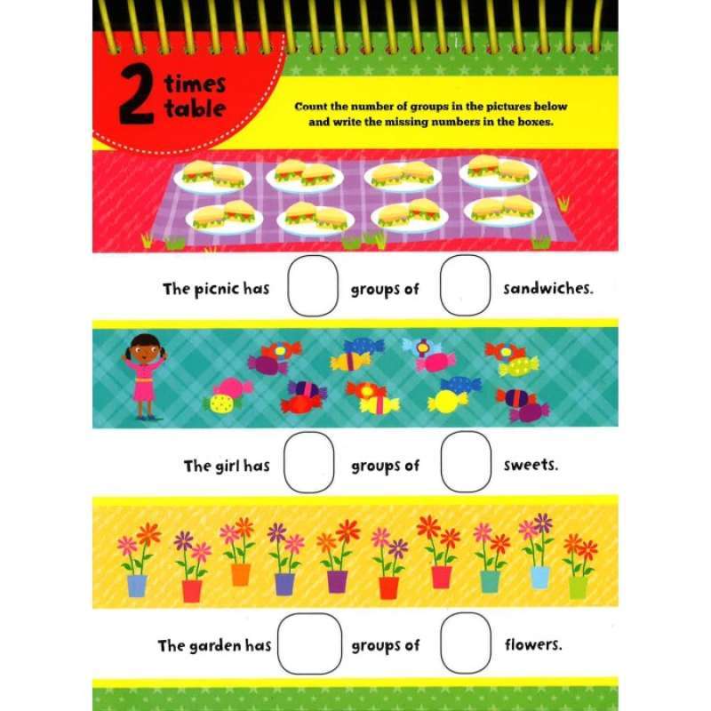 Promo Tiny Tots Easel Number First Learning 123 Times Tables Wipe Clean ...